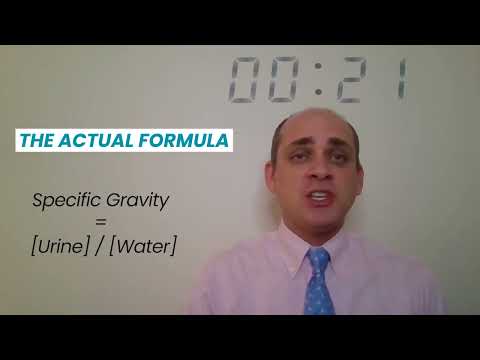 The Awesome Nursing Tutor Explains Urine Specific Gravity in 30 Seconds