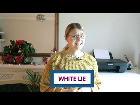 White Lie - English Idioms with Izz