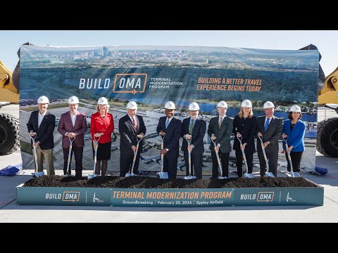 The Build OMA Terminal Modernization Program Groundbreaking Ceremony