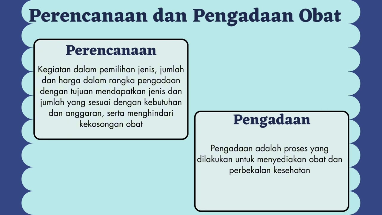 PERENCANAAN DAN PENGADAAN OBAT DI PBF