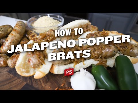 Jalapeno Popper Bratwurst | Jalapeno, Bacon & Cream Cheese Sausage