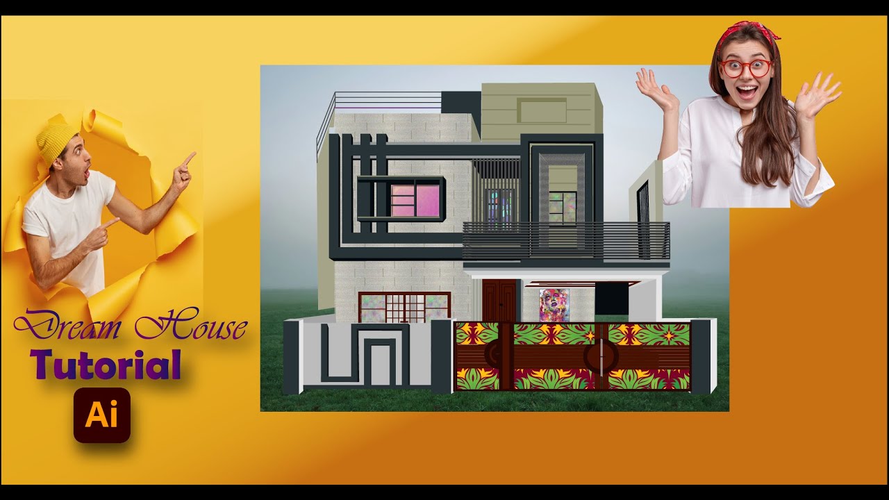 Adobe Illustrator Tutorial | Dream House |