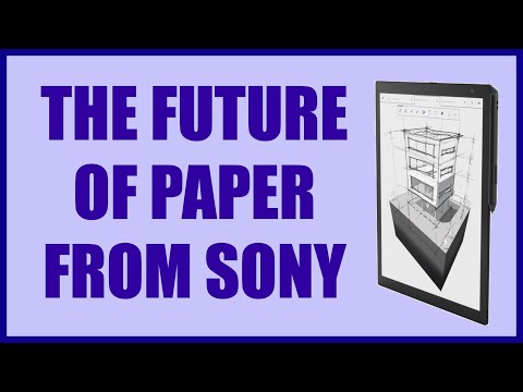 Sony Digital Paper Tablet DPT-RP1 -- REVIEW
