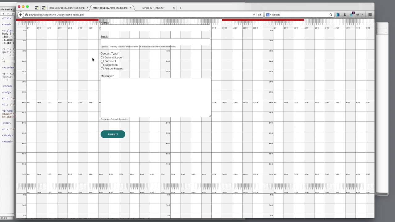 Deploying Responsive Web Forms