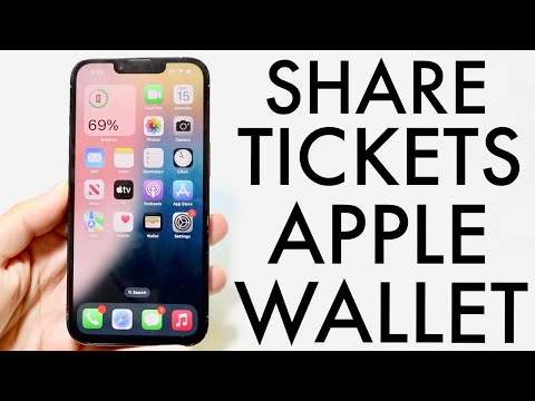 How To Share Tickets From Apple Wallet! (2024)
