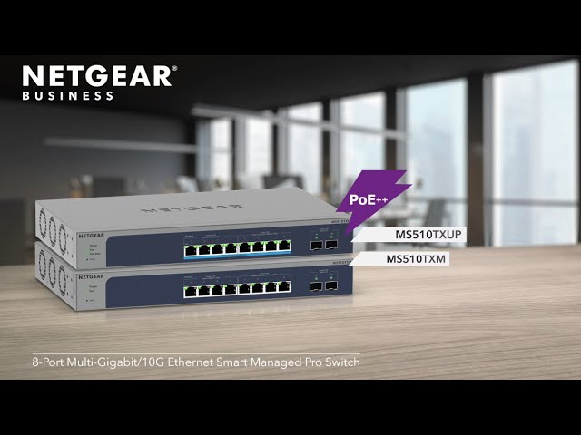 Netgear PoE++ Switch MS510TXUP-100EUS 8 Port