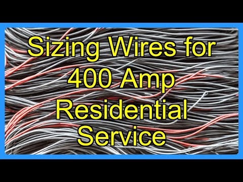 Sizing Wires for 400 Amp Residential Service