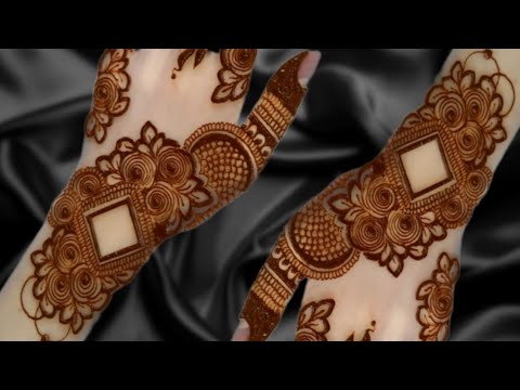 Stylish & Attractive Back Hand Mehndi Designs ll Easy Latest Arabic Mehndi Design l New Henna Design