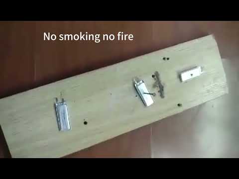 Safety Proven: Small Lithium Polymer Battery Puncture Test — No Fire, No Smoke!
