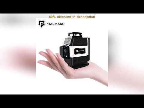 #Pracmanu Mini 16 Lines 4D Laser Level Green Lines Self-Leveling Horizontal and Vertical Powerful G