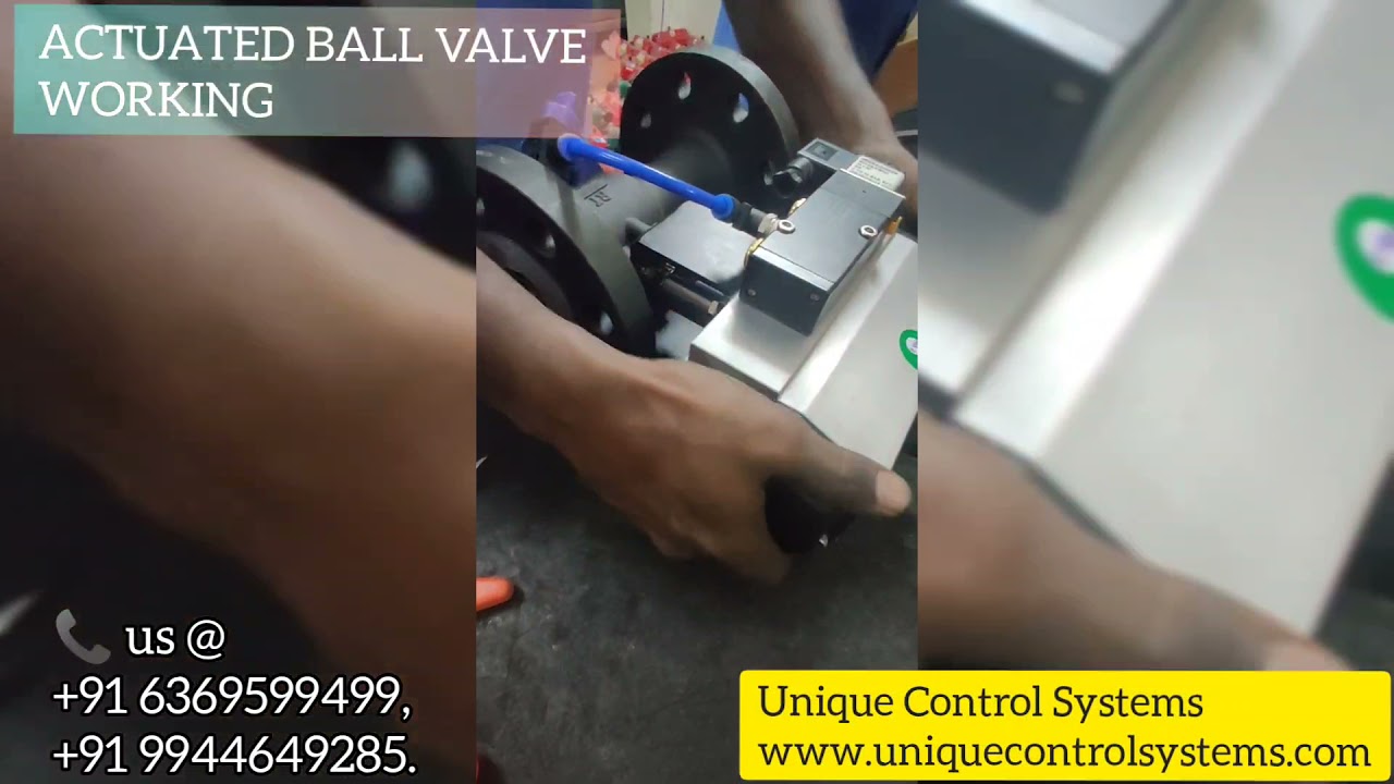 Single Piece Design Ball Valves Testing | Unique Control Systems| Industrial Valves Manufacturer