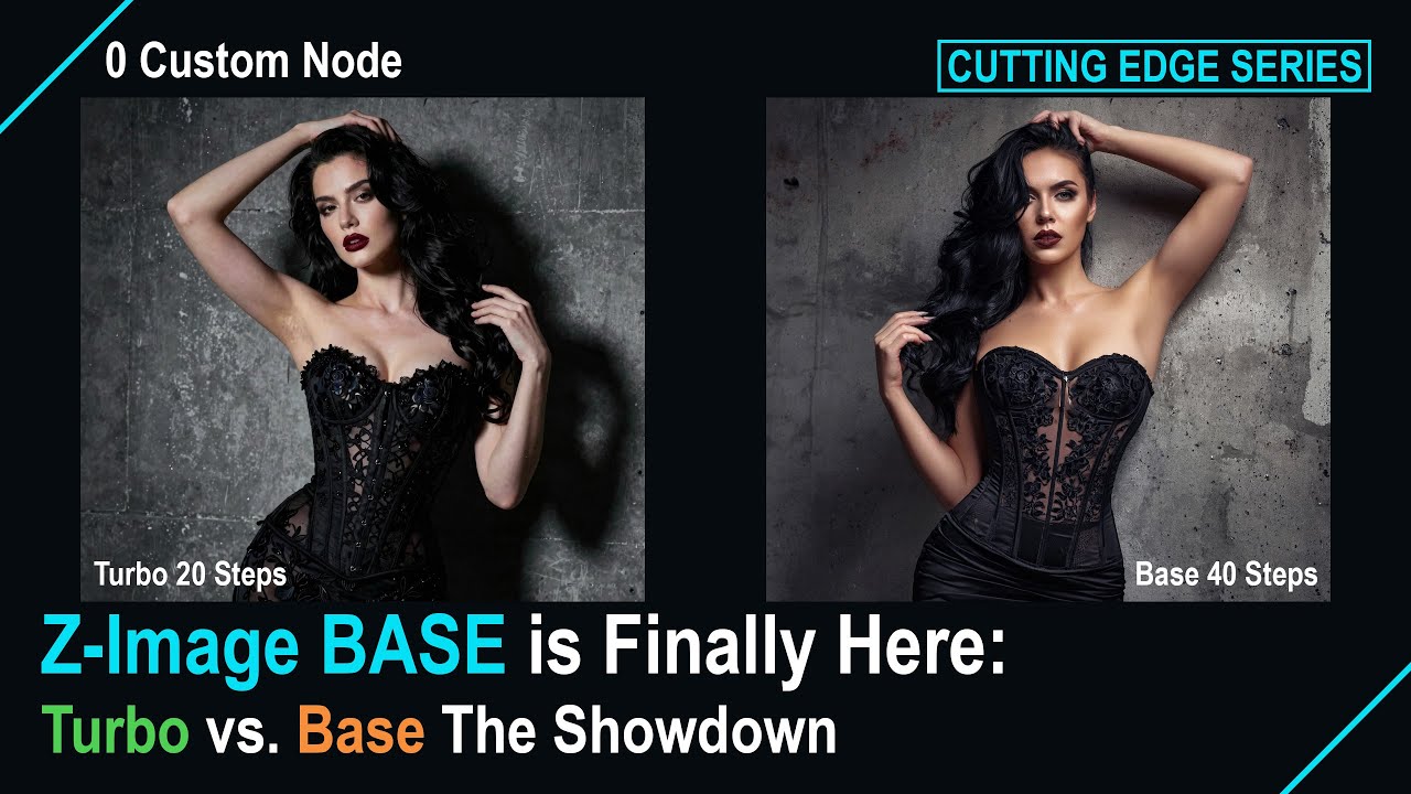 🔵 Z-Image BASE is Finally Here: Turbo vs. Base The Showdown (ComfyUI Cutting Edge Series)