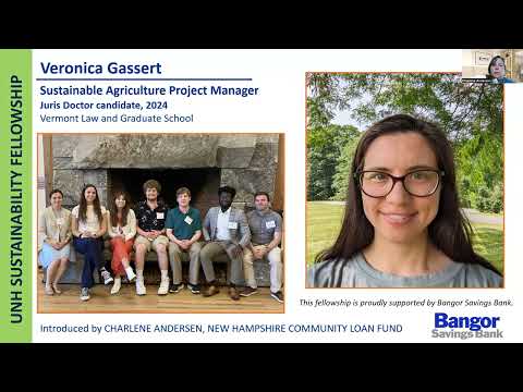 2023 Sustainability Fellowship Veronica Gassert (NH Community Loan Fund)