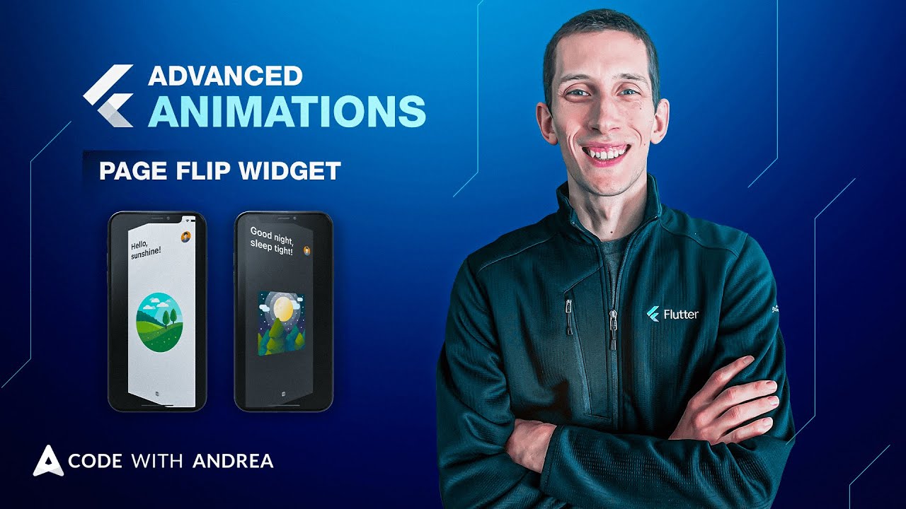 Flutter Animations: Interactive Page Flip Widget