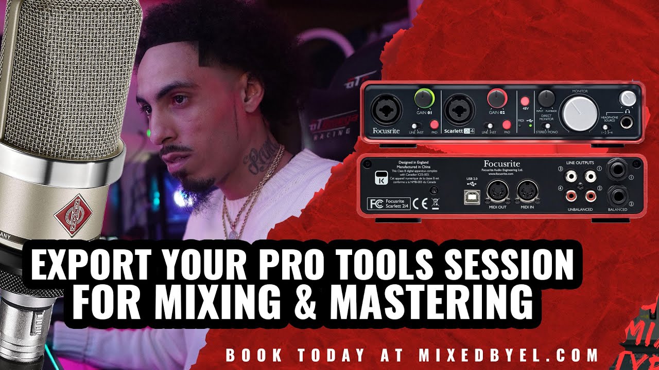 How To Export Pro Tools Sessions For Mixing And Mastering