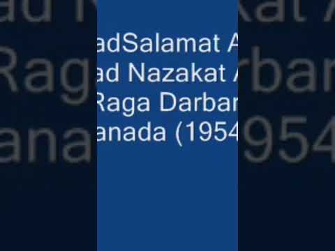 Ustad Salamat incredible call and response with sarangi (Darbari Kanada)