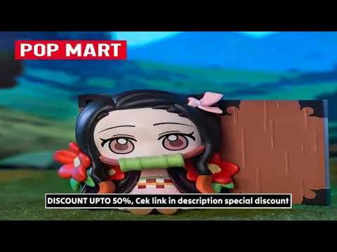 POP MART Demon Slayer Birth Flower Series Anime Action Figure Guess Bag Ornament Figurines Home De