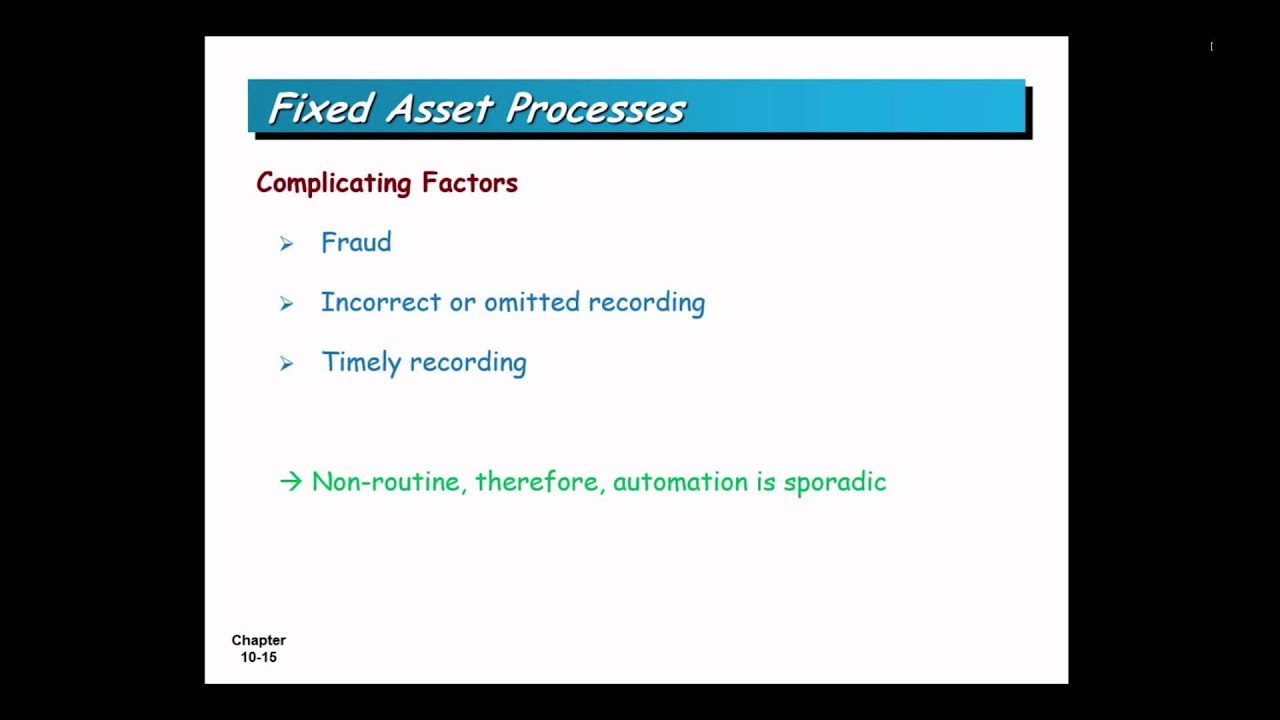 Accounting Information System- Lecture 13