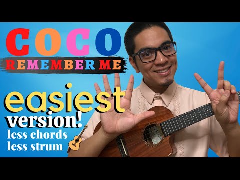 Remember Me Ukulele Tutorial EASIEST Version