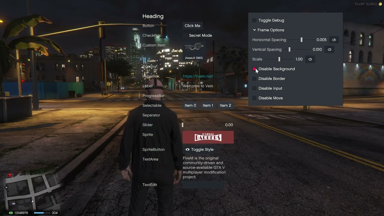 [FREE] Vein: an easy-to-use GUI library for FiveM - FiveM Releases ...