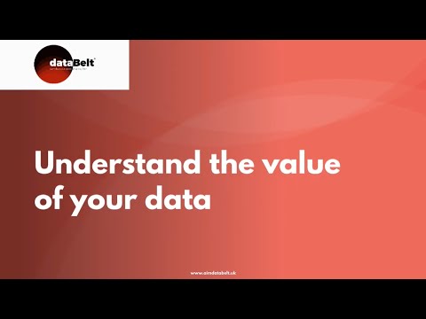 dataBelt® - Understand the value of your data