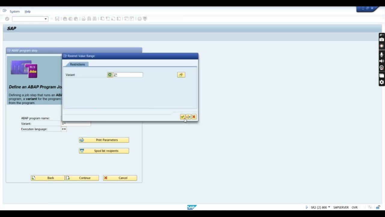 SM36 SM37 Background Job Scheduling in SAP | SAP Periodic Job Scheduling and Report to SAP Users