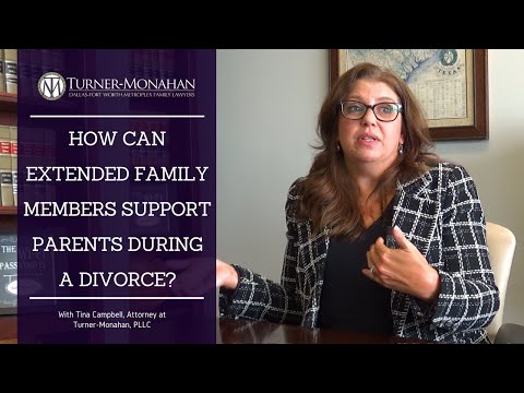How Can Extended Family Members Support Parents During a Divorce?