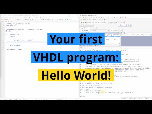 Creating Your First VHDL Program: A Step-by-Step Guide to Hello World | Galaxy.ai | Galaxy.ai
