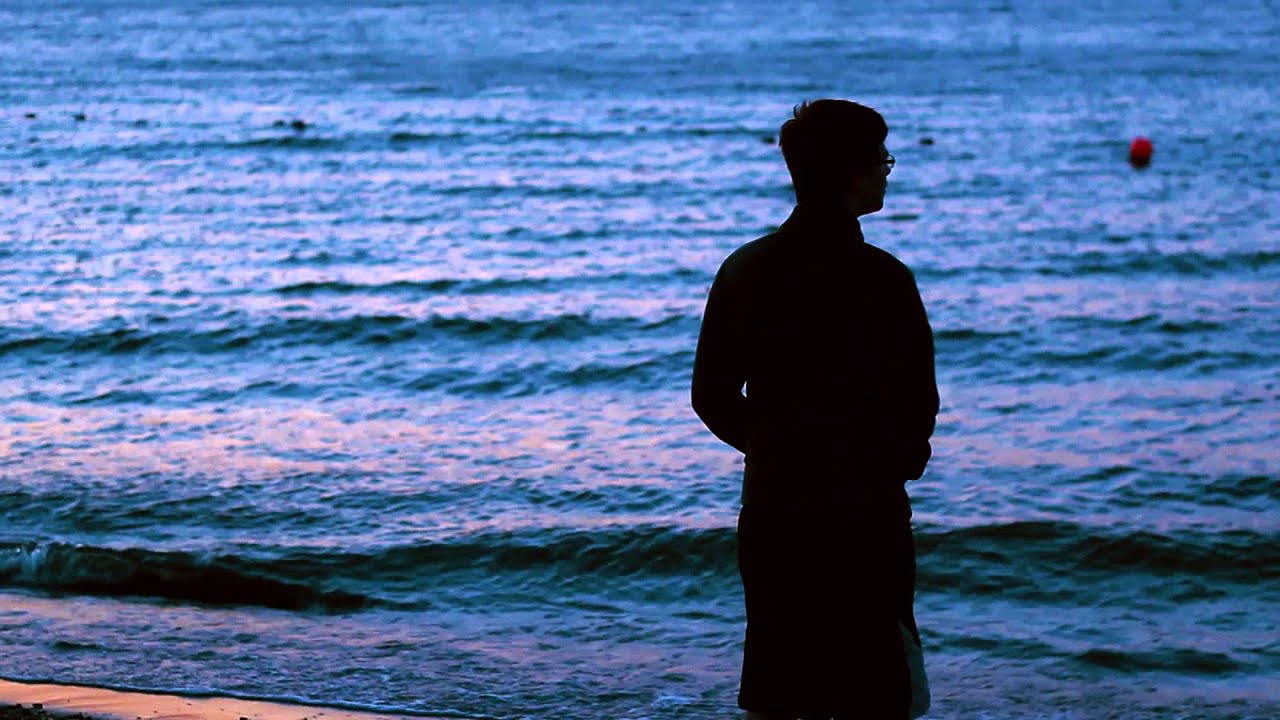 Royalty Free Stock Footage - Guy Utilizing Ocean