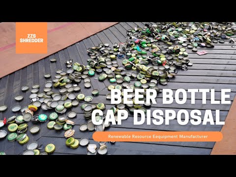【ZZS】Waste Beer Bottle Cap Disposal Machine|Scrap Metal Crushing Equipment|Horizontal Hammer Mill
