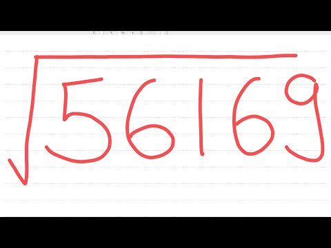 square root of 56169