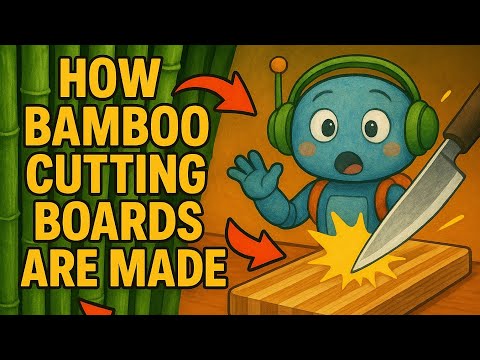 EP-5: How Bamboo Cutting Boards Are Made :Eco-Friendly Factory Process! From Bamboo to Cutting Board