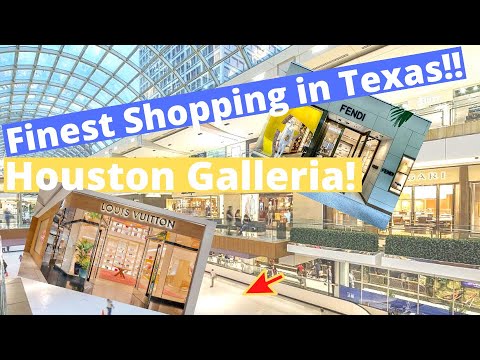 The Largest Shopping Complex in Texas!! The Houston Galleria!!!