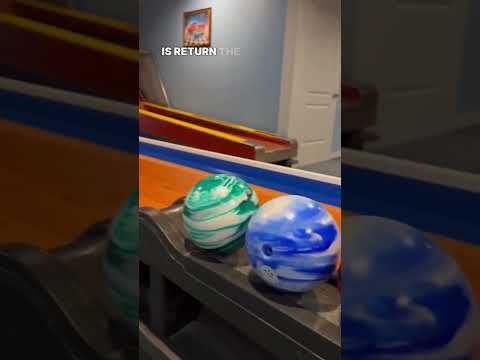 Custom built, half-scale bowling lane! π³