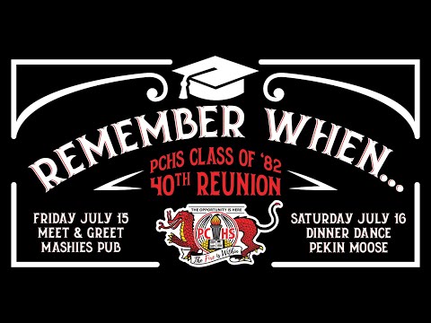 PCHS Class of 1982- 40th Reunion