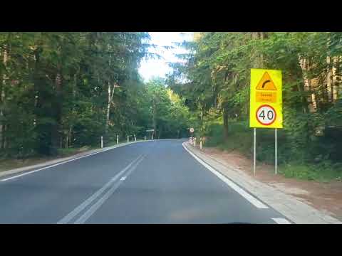 Przejazd przez zakręt śmierci koło Szklarskiej Poręby 22-06-2025.