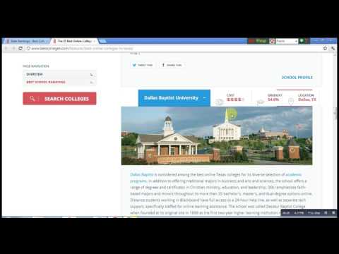 Best Accredited Online College in Texas