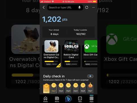 Microsoft Rewards Bing Daily check in bug (fixed)