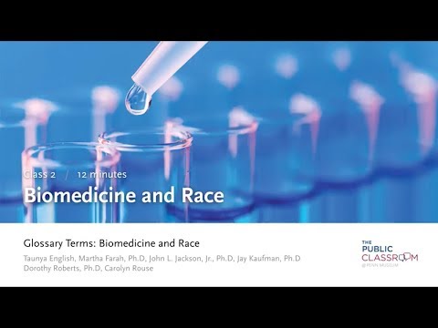 Public Classroom 2: Biomedicine and Race - Vocabulary