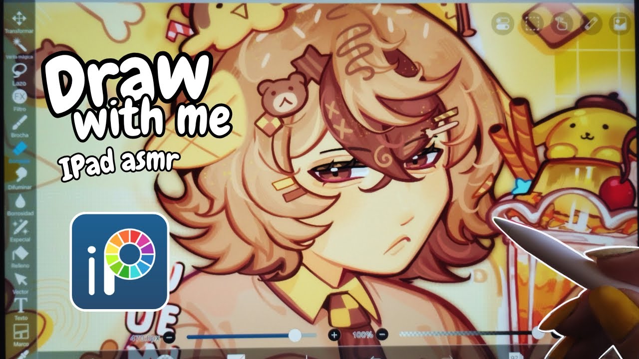 Draw w/ me 🥞 Banner Commission | Ibispaint | iPad ASMR