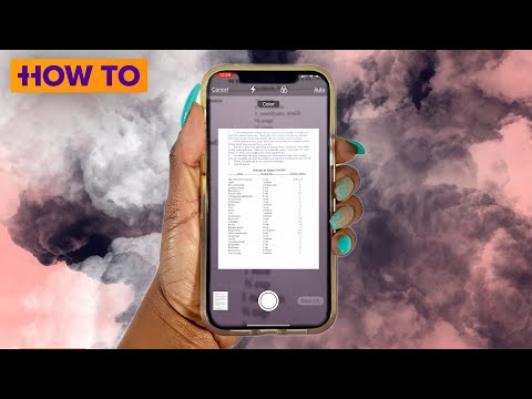 How to scan PDF's on your phone (with iPhone) 🤳