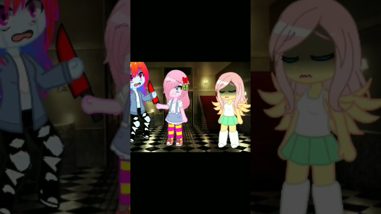 Fluttershy🦋 catches 🤪pinkypie killing 💀Rainbow Dash # gachatrind #mylittlepony