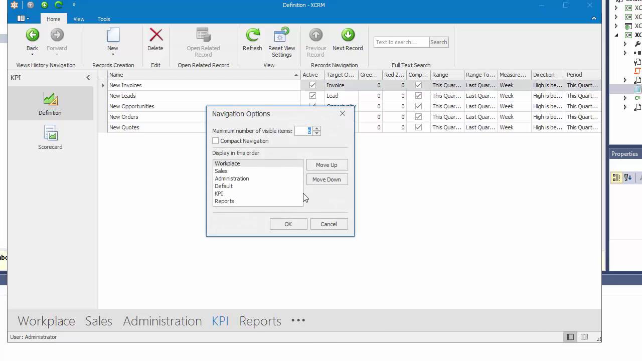 DevExpress XAF -  WinForms Navigation SDI