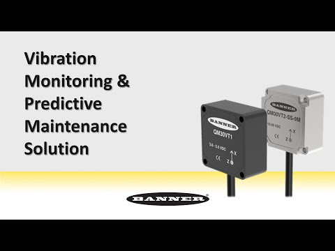 Banner Engineering - QM42VT2 - Vibration/Temp Sensor, Slave via RS-485 ...