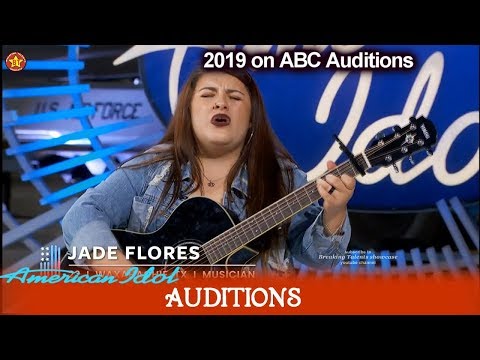 Jade Flores sings a song for her Fiancee | American Idol 2019 Auditions