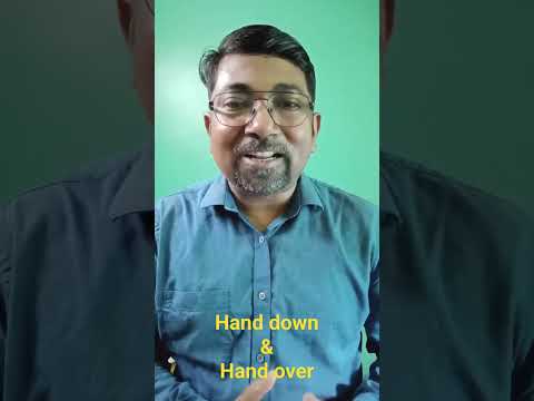 Phrasal verbs | English Grammar | Grammar Lessons | Hand down & Hand over