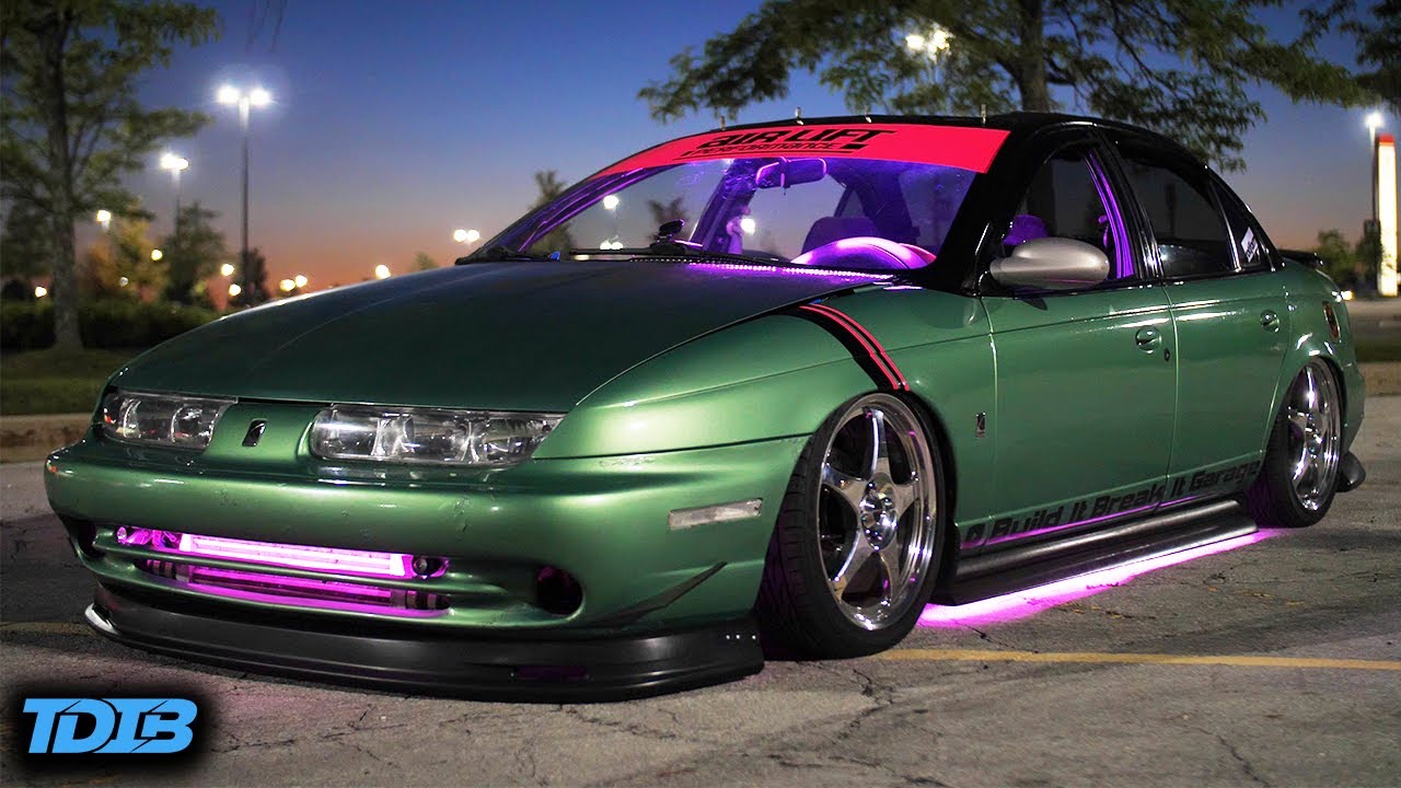 This Big Turbo 1998 Saturn SL2 With Neon Underglow Is the Ultimate ...