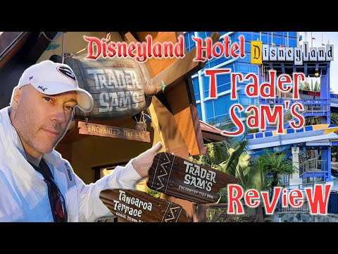 FIRST LOOK in 2023! The Disneyland Hotel Tiki Bar Gem: TRADER SAM'S! Full Review & Downtown Disney