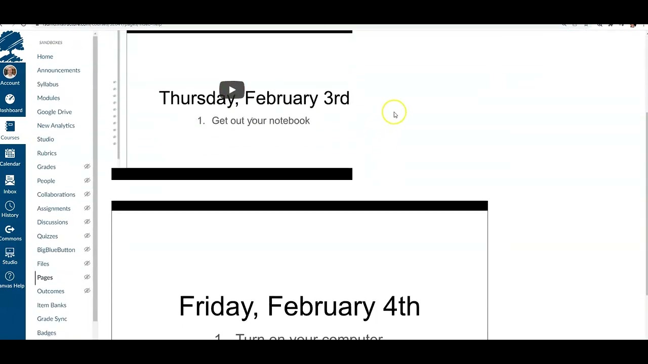 Canvas LMS Tutorial - How To Embed A YouTube Video Into Canvas