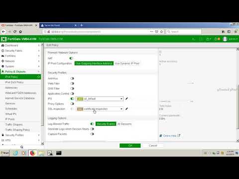 how to configure IPS in fortigate firewall intrusion prevention